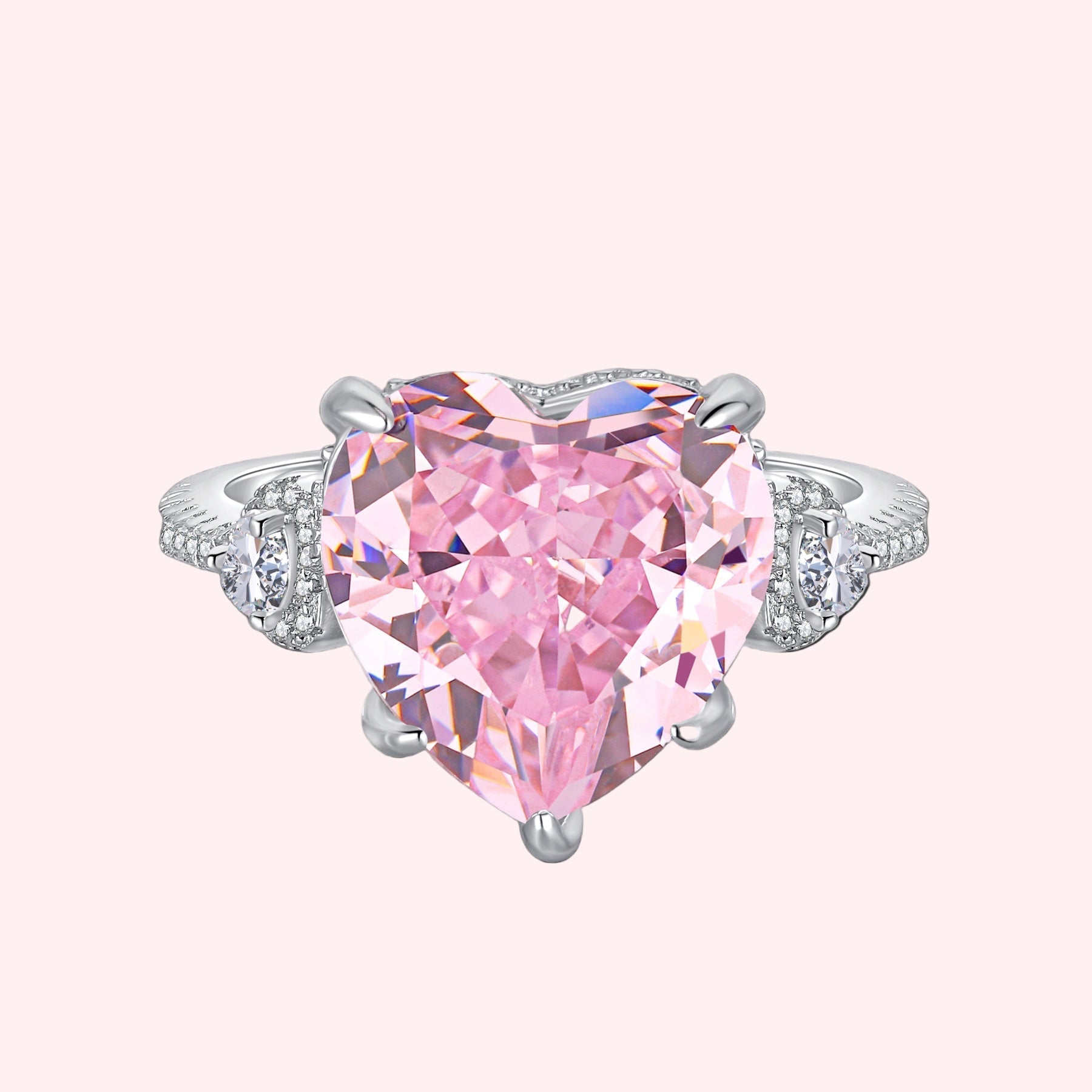 PINK HEART RING